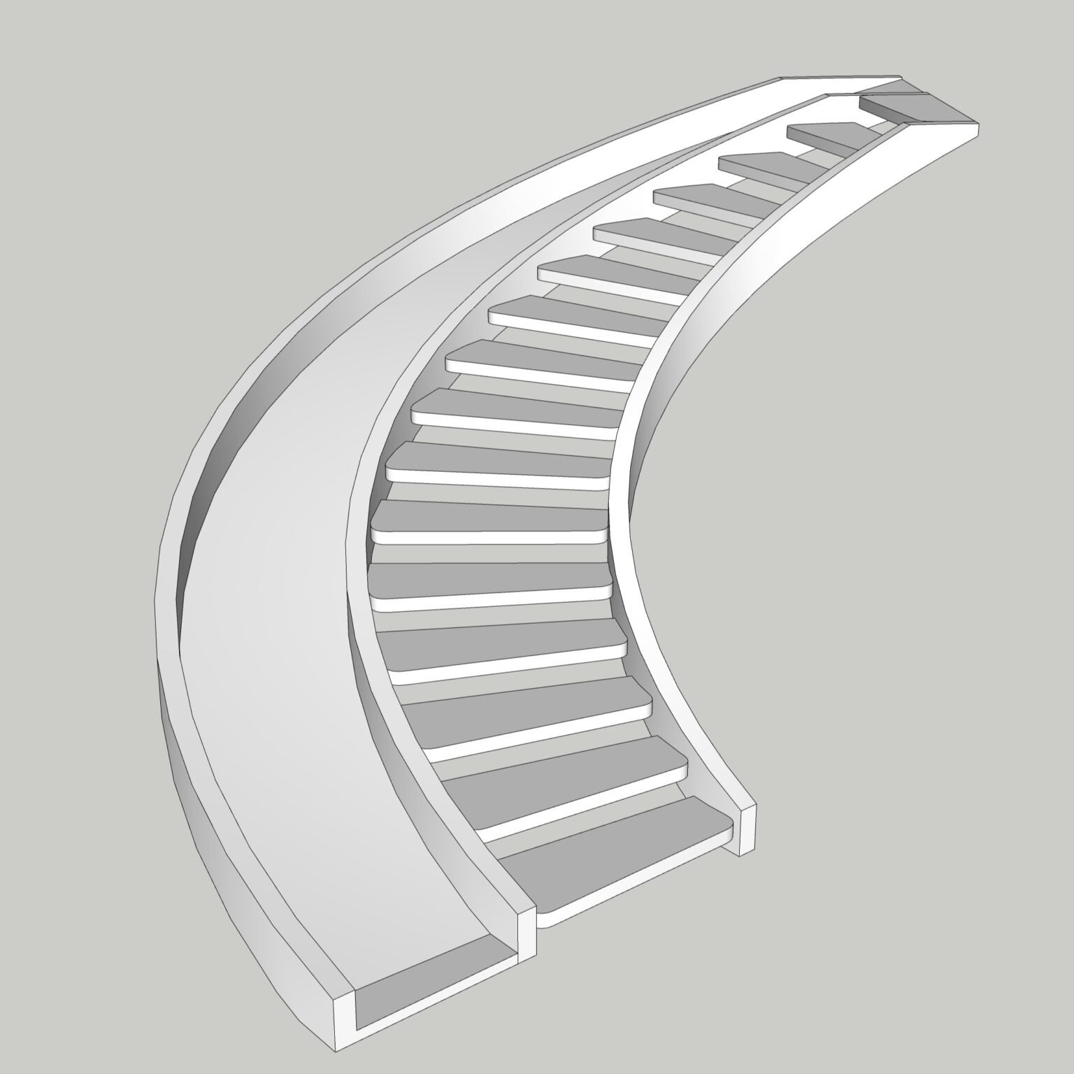 Staircase Sketchup Models - Nice Tower Plus