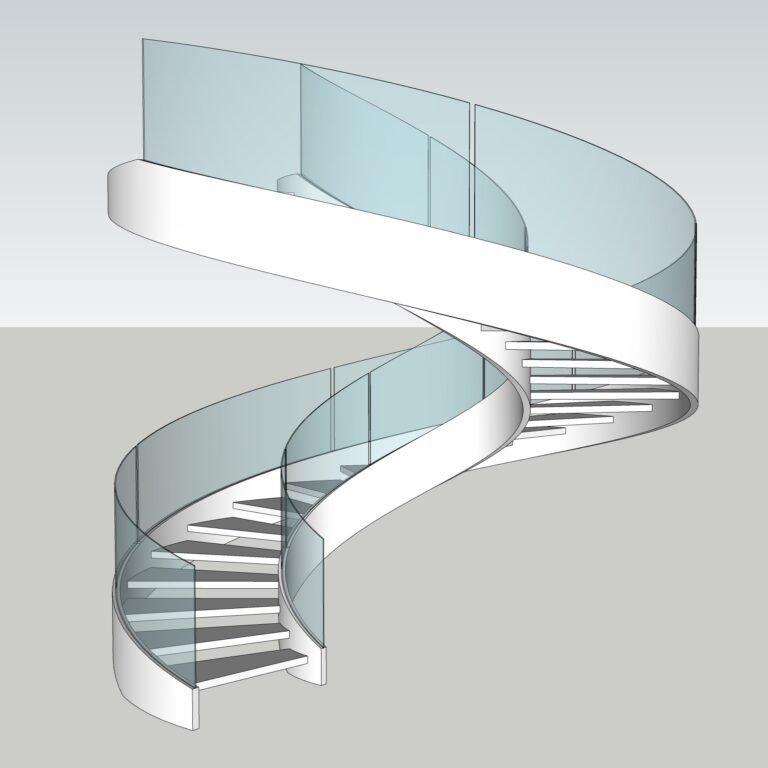 Staircase Sketchup Models - Nice Tower Plus